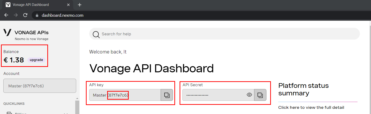 SMS Notification With Vonage